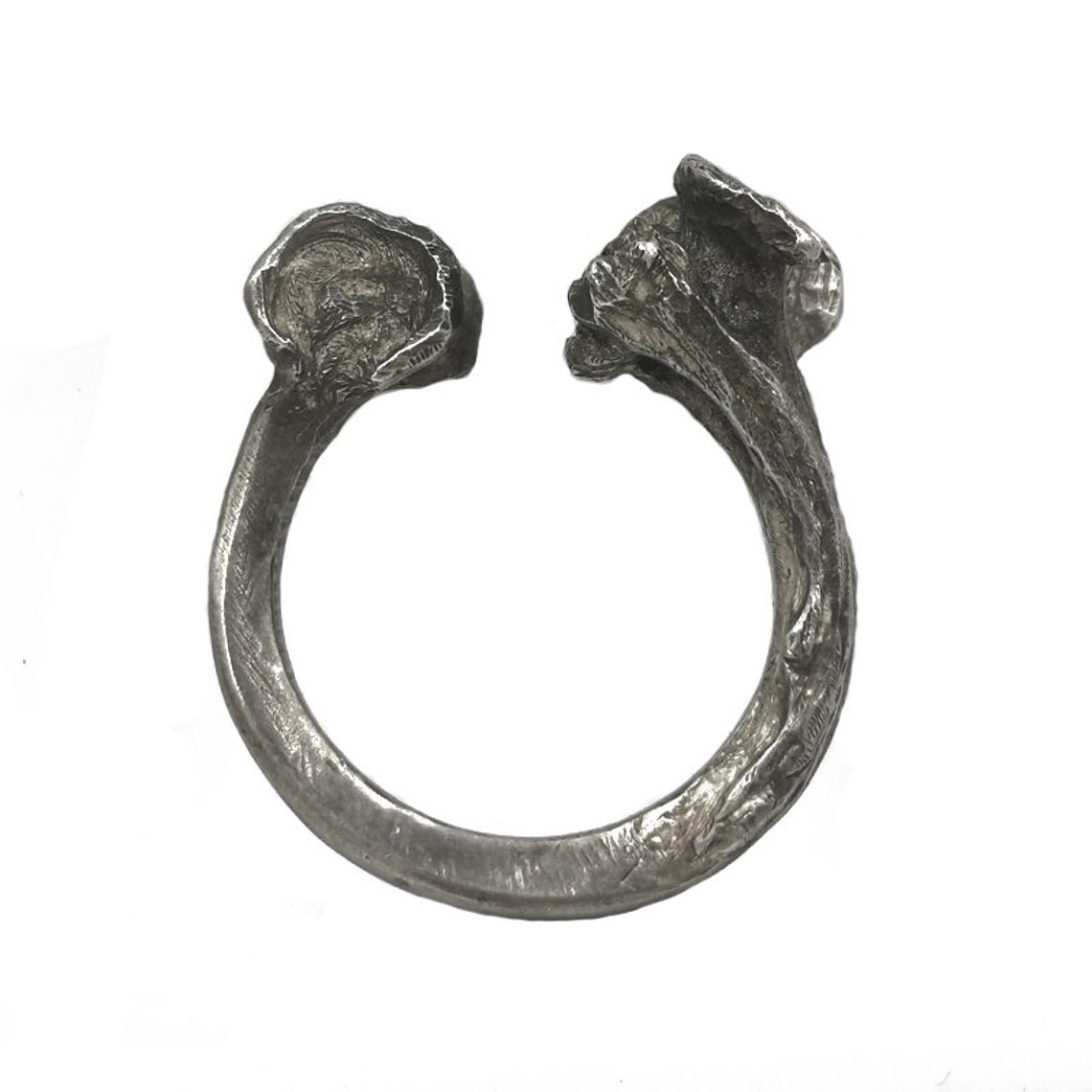 Dingy Tibia Ring Diablo Openings Ring Human Bone Sterling - Etsy