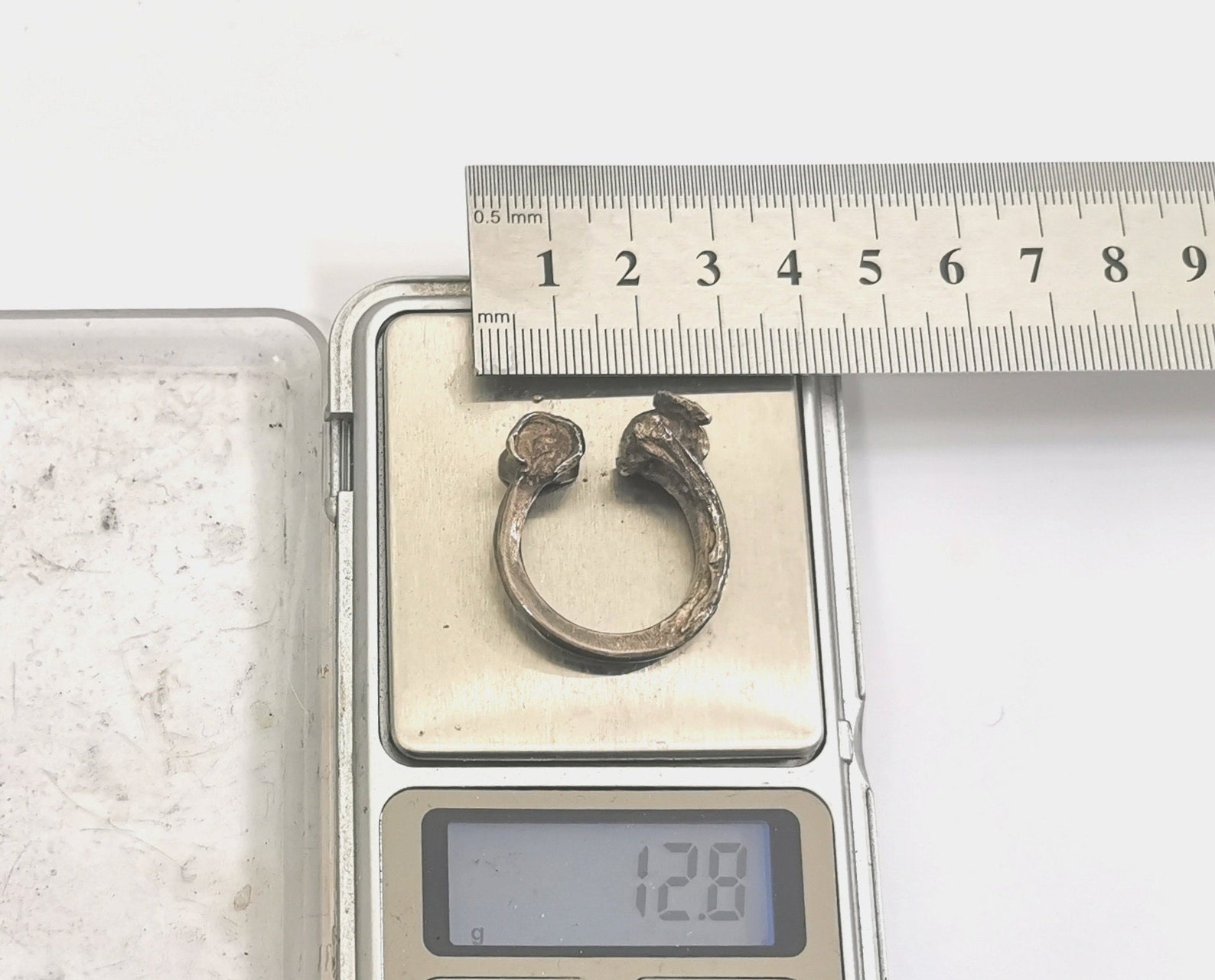 Dingy Tibia Ring Diablo Openings Ring Human Bone Sterling - Etsy