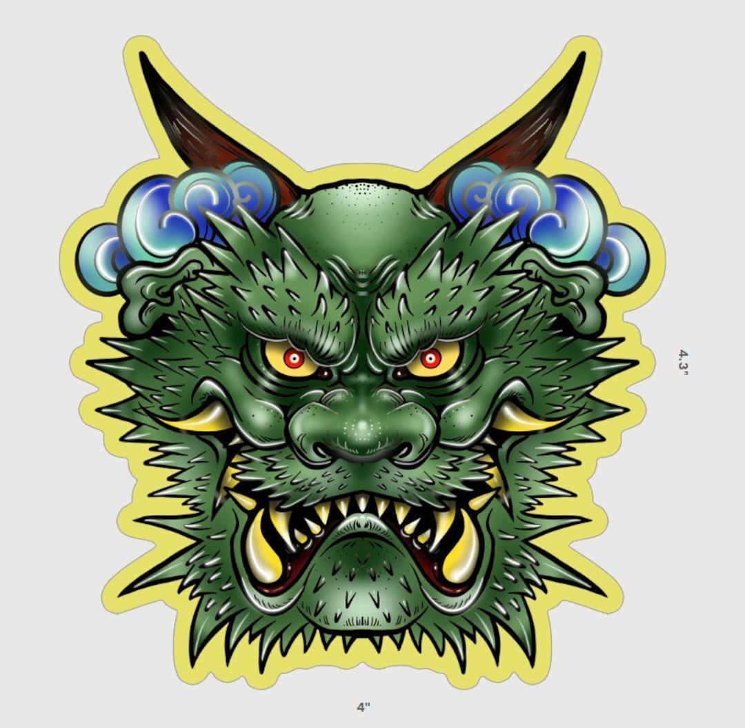 Demon Sticker - Etsy