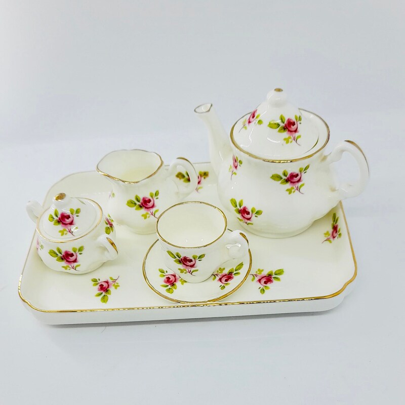 Miniature Tea Set - Etsy