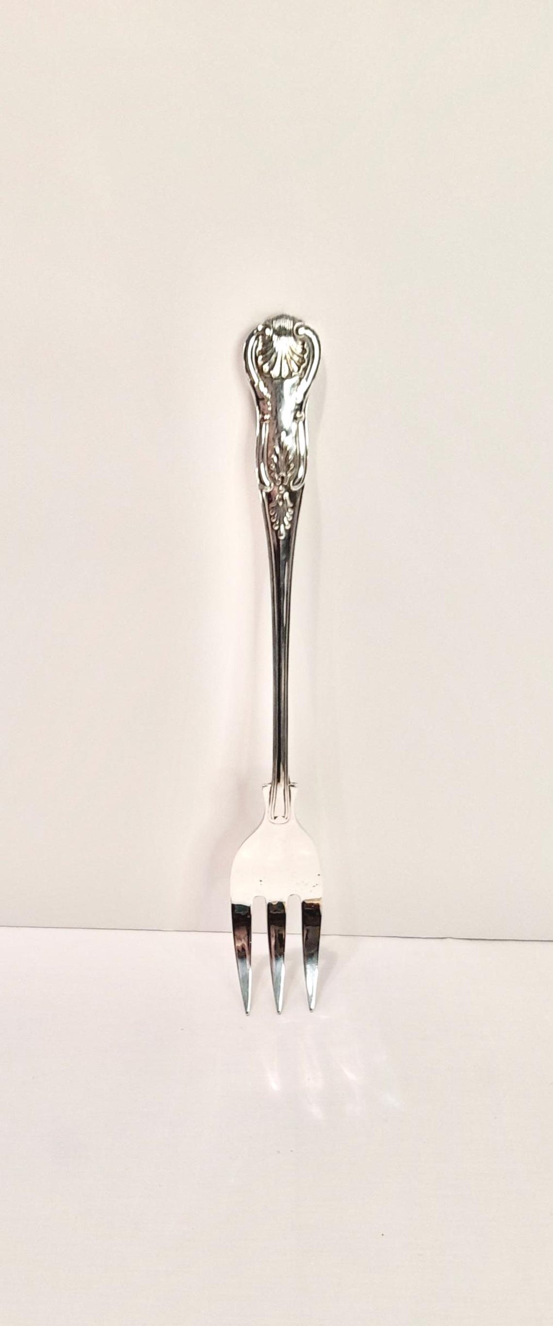 Large Silver Plate Meat Fork / Meat Forks / Serving Meat Forks / Large ...