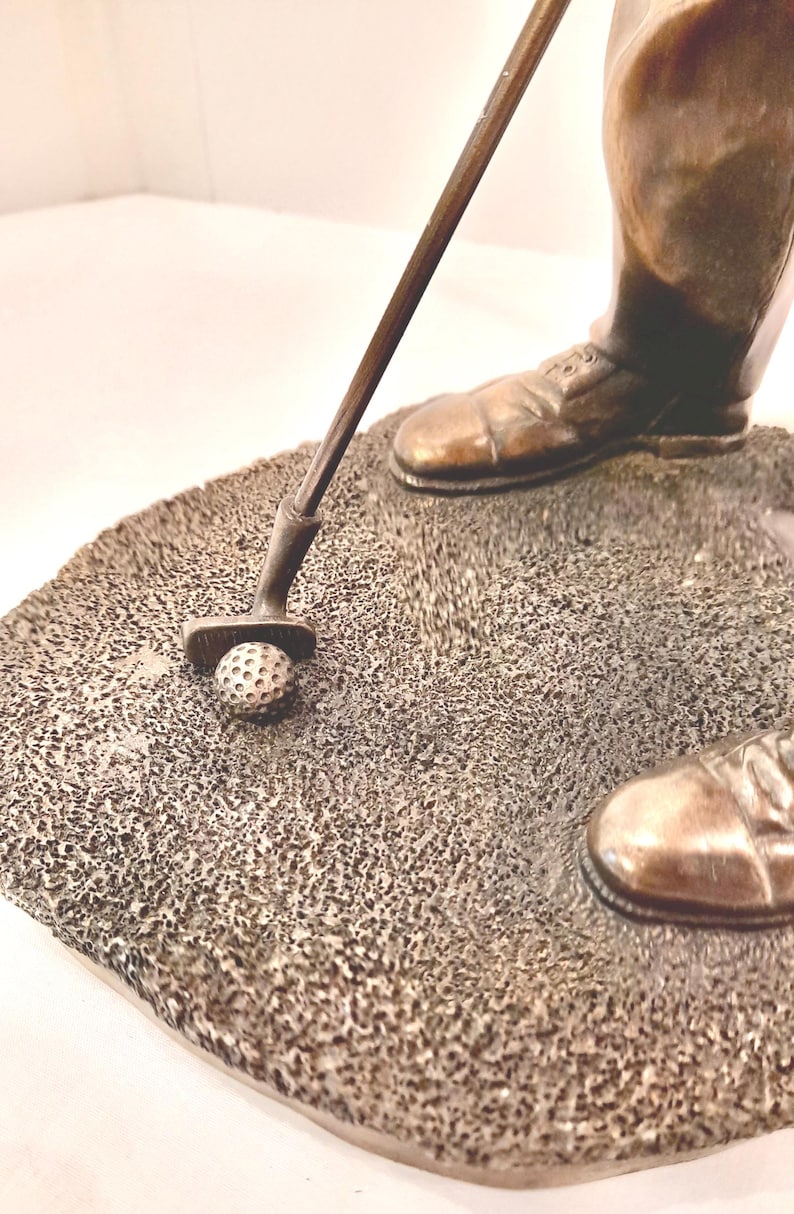 Golf Figurine / Large Golfing Figurine / Golf Clubs / Gifts for Golfers ...