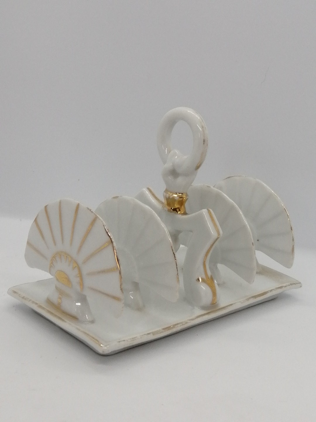 Antique Victorian Porcelain Toast Rack Stamped Geschetst C1880 ...
