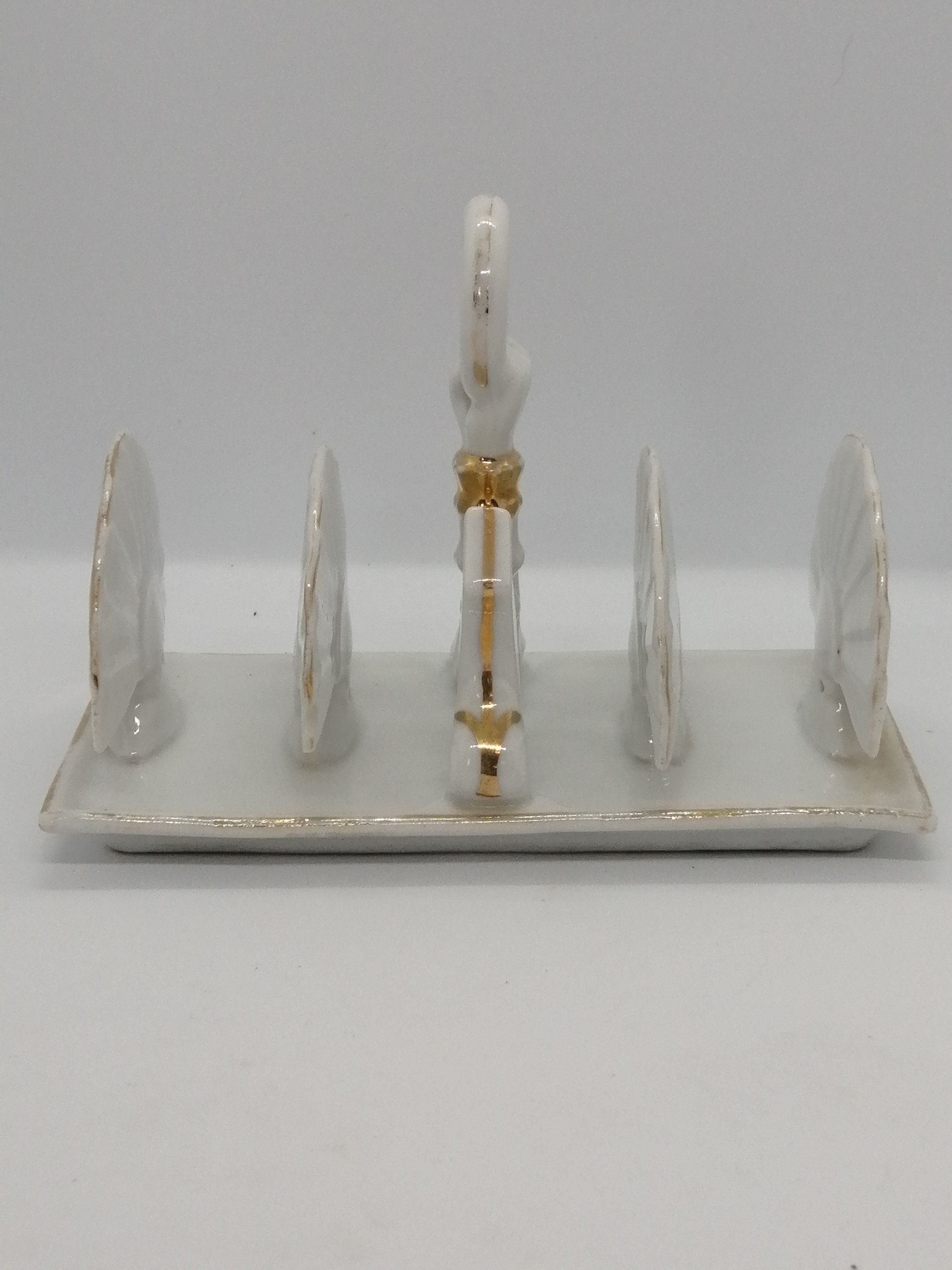 Antique Victorian Porcelain Toast Rack Stamped Geschetst C1880 ...