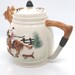 Fox Hunt Teapot, Vintage Tea Set, Country Style Collectible Teapot - Etsy