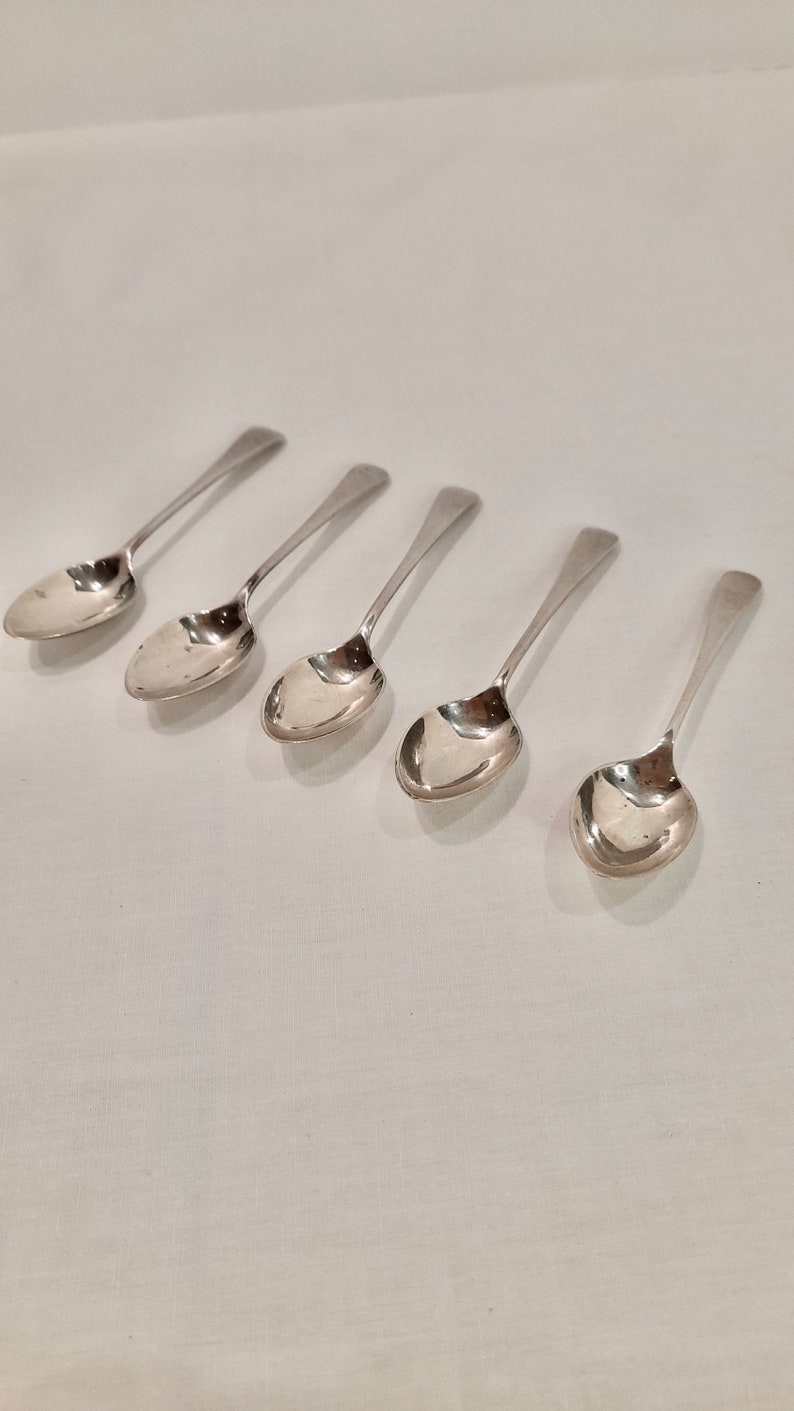 Silver Plate Teaspoons / Edwardian Teaspoons / Teaspoons / Fine Dining ...
