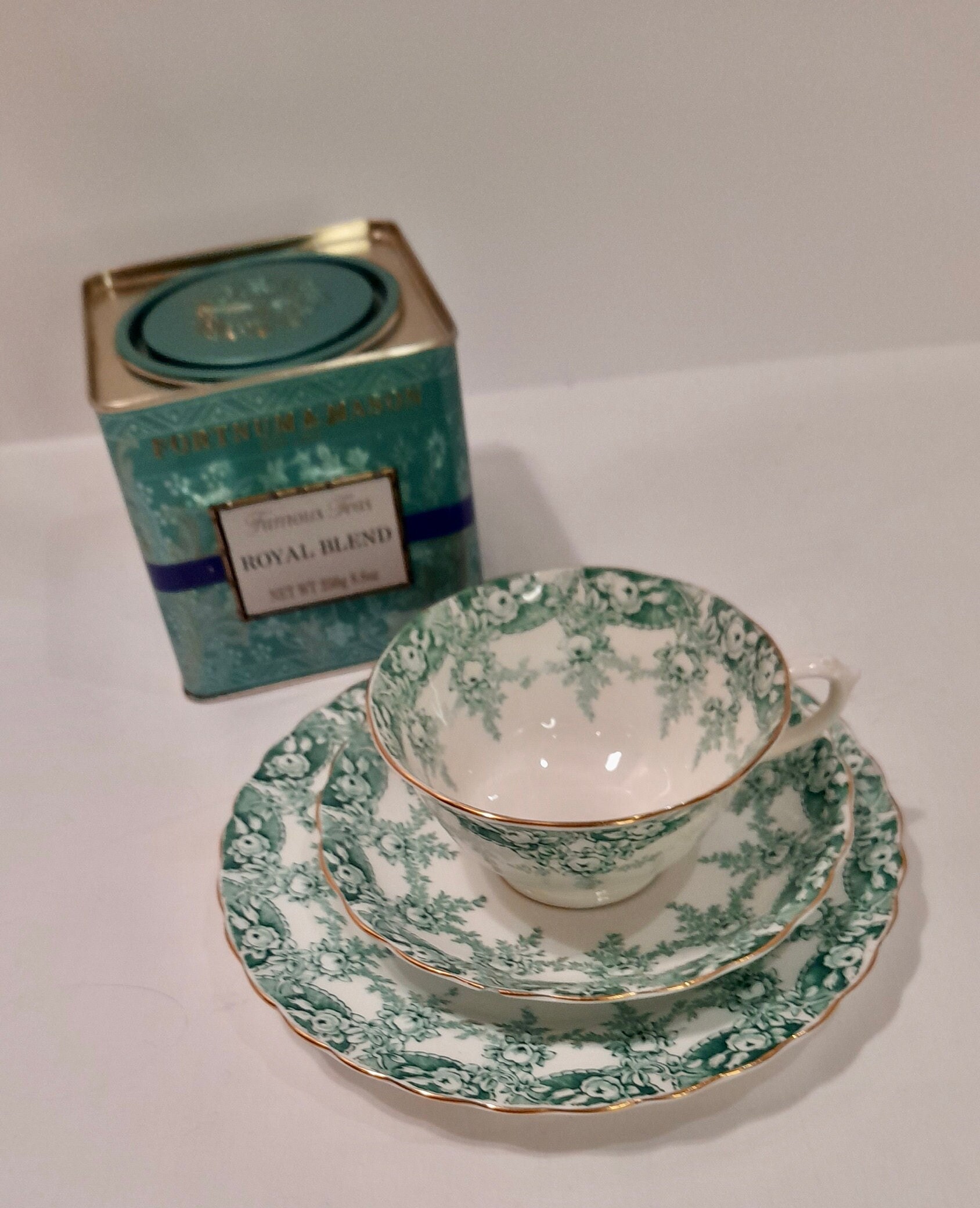 Edwardian Trio / Edwardian Cups and Saucers / Afternoon Tea / Period ...