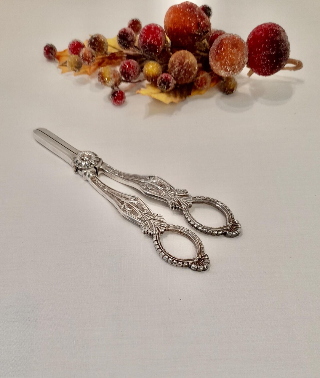 Grape Scissors / Edwardian Grape Scissors / Downton Abbey Style / Fine ...