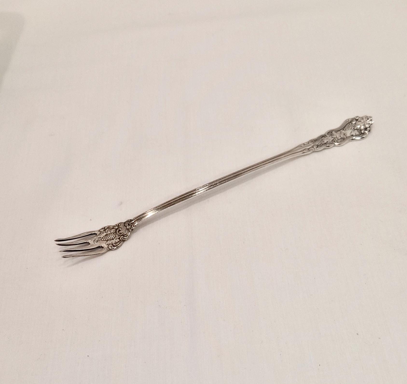 Edwardian Silver Plate Pickle Fork / Silver Plate Pickle Fork / Downton ...
