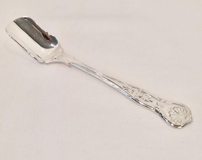 Silver Plate Stilton Scoop / Stilton Scoop / Kings Pattern Stilton ...