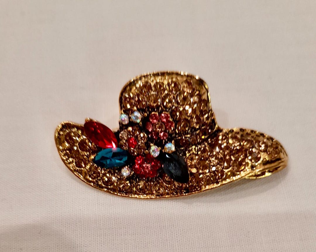 Brooches / Gifts for Her / Hat Shaped Brooch / Brooches in the Shape of ...