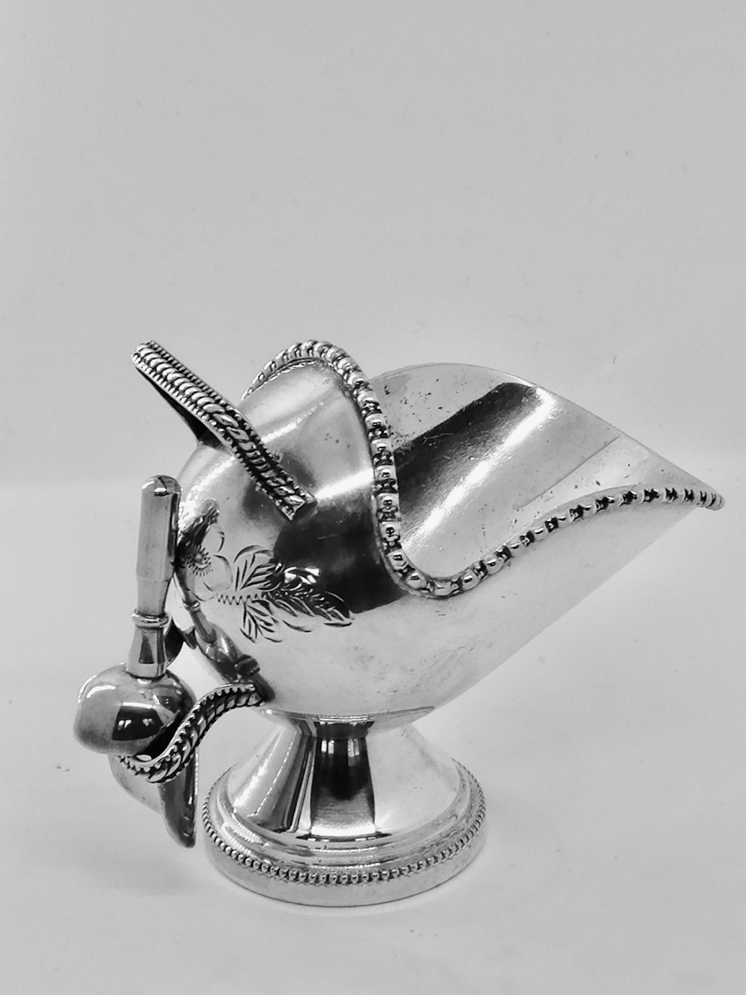 Edwardian Silver Plate Sugar Scuttle / Edwardian Sugar Scuttle ...
