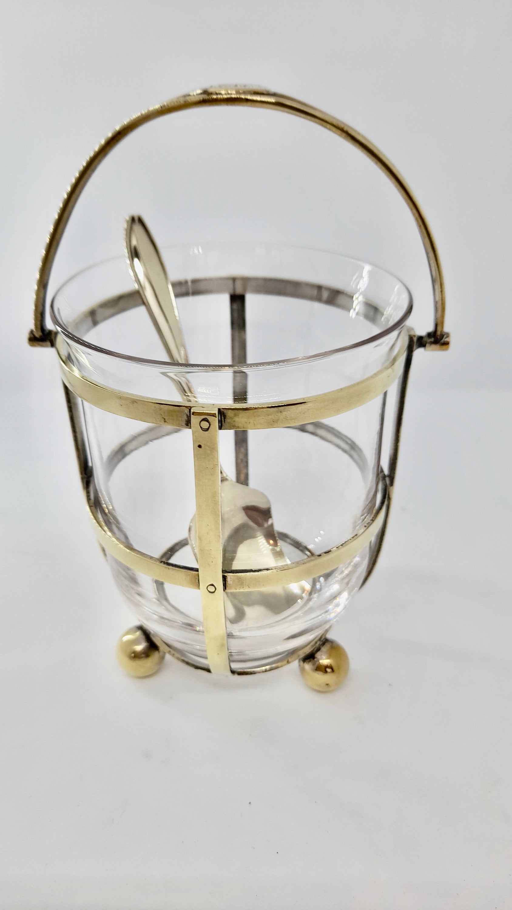 Edwardian Jam Pot / Edwardian Preserve Pot With Silver Plate Spoon ...