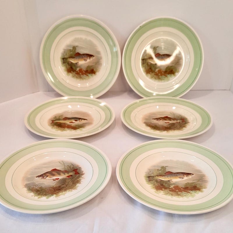 Fish Plates - Etsy