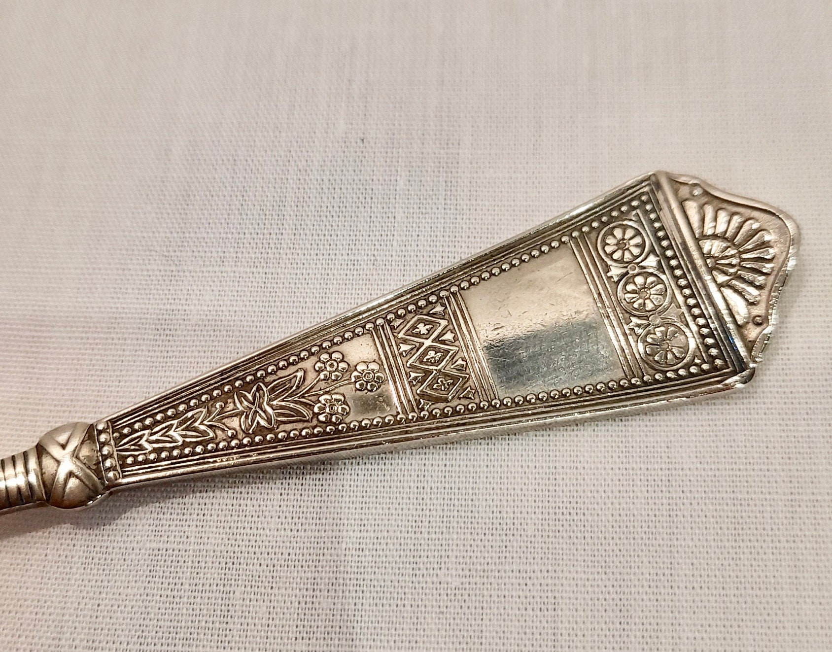 Art Deco Curling Butter Knife / Art Deco Flatware / Art Deco Butter ...