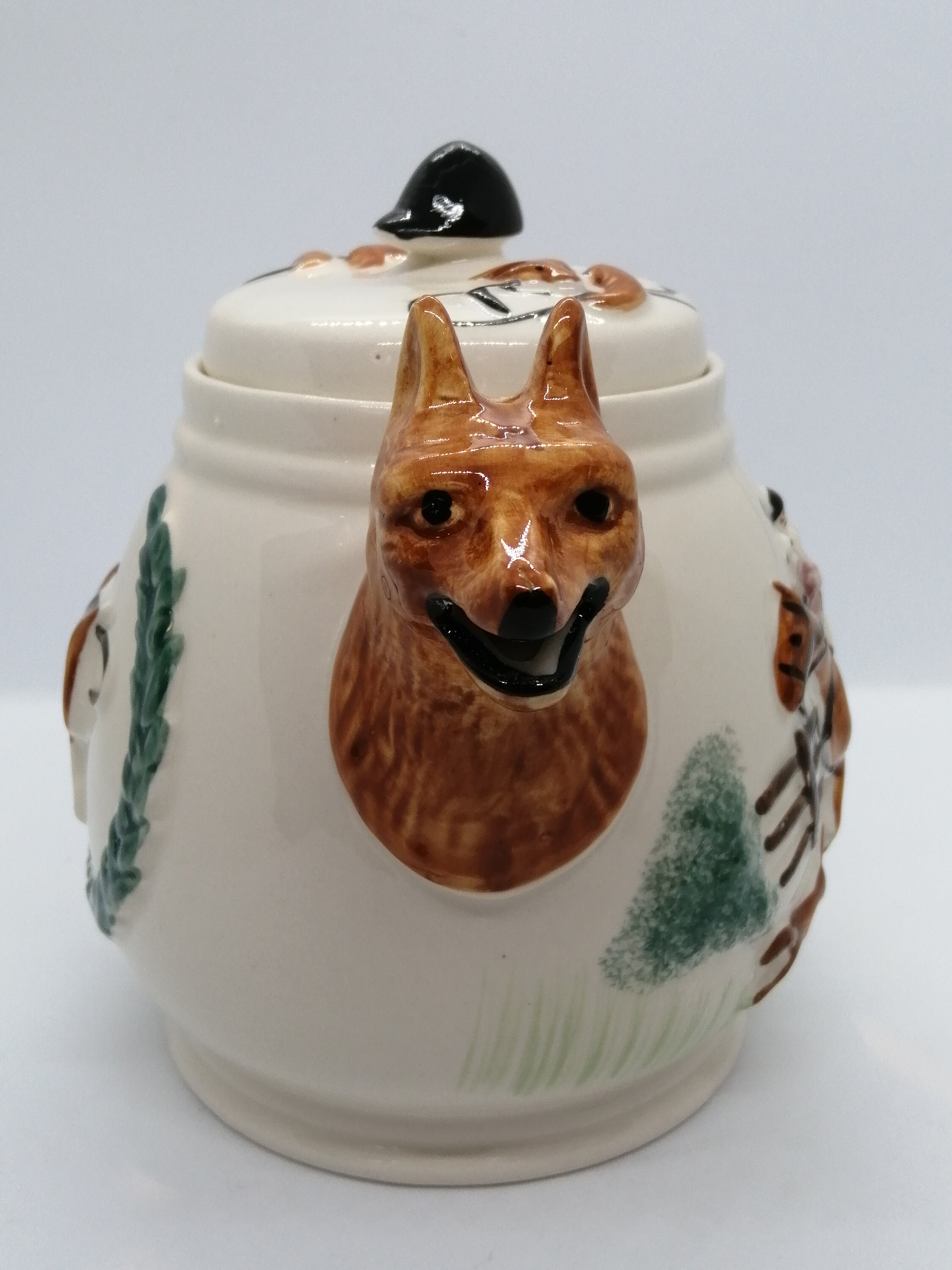 Hunt Scene Teapot Set / Hunt Scene Teapot / Hunt and Fox's Head Spout ...