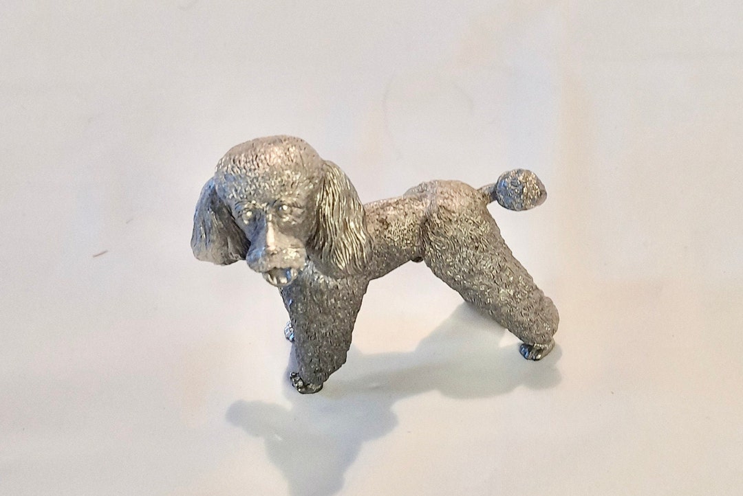 Poodle Figurine / Poodle Dog Metal Figurine / Poodles / Poodle ...