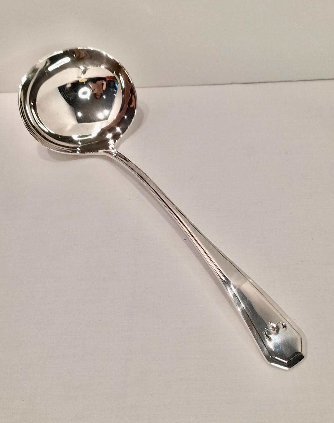 Large Silver Plate Soup Ladle / Soup Ladles / Serving Ladles ...
