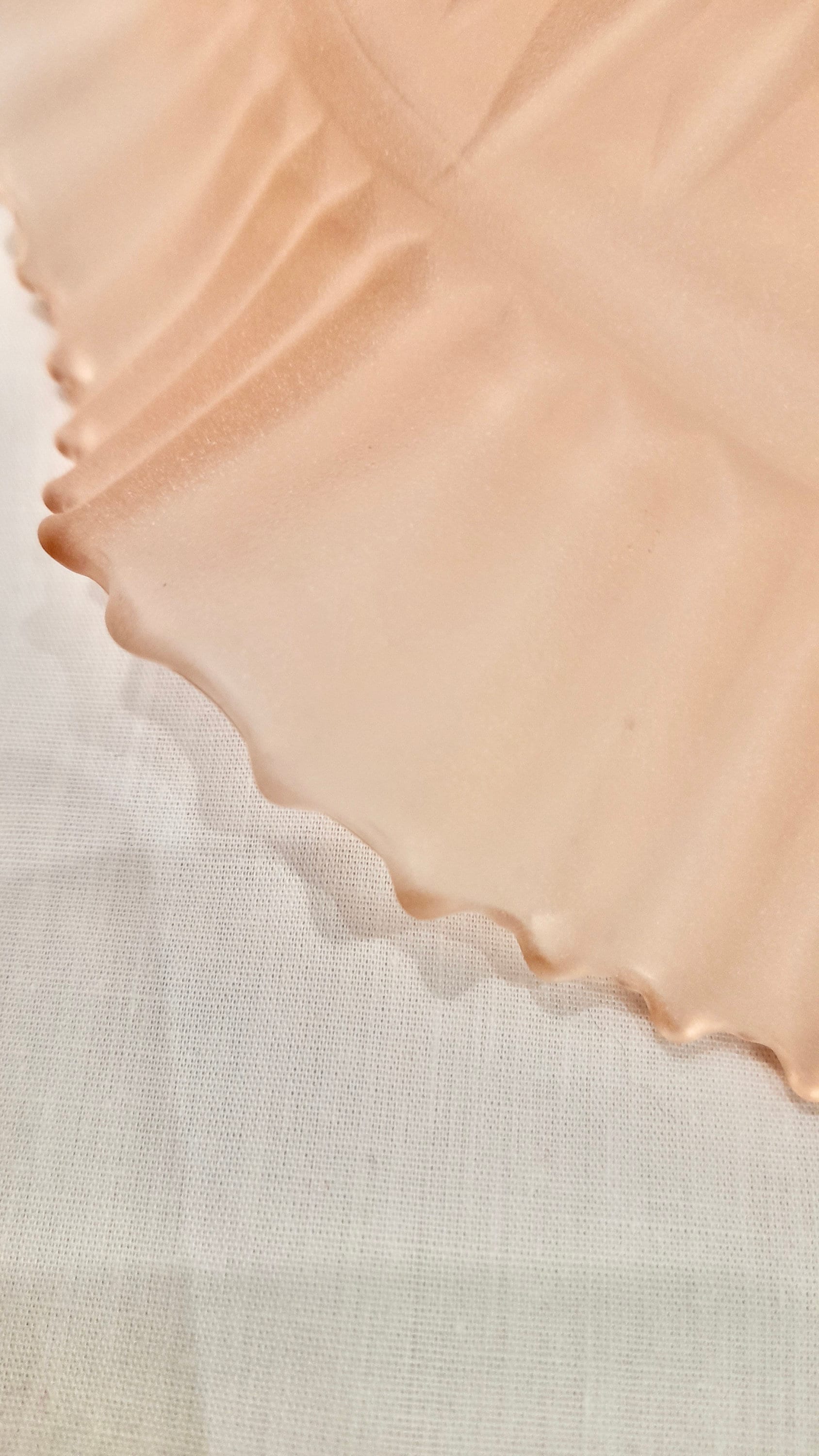 1920s Blush Pink Cake Stand / Art Deco Cake Stand / Blush Pink Cake ...