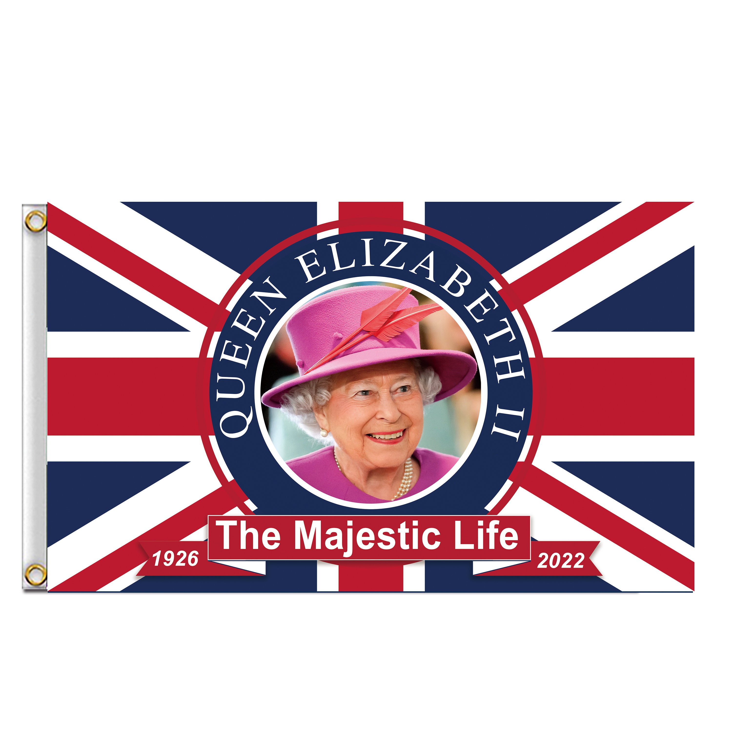 Bandera de la Reina Isabel banner personalizado de cualquier - Etsy México