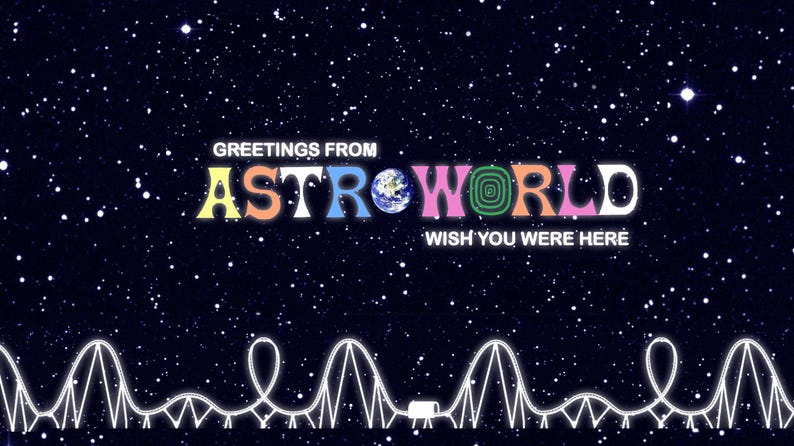 Travis Scott Astroworld Flag Any Size 3x5ft Four Grommets Banner ...