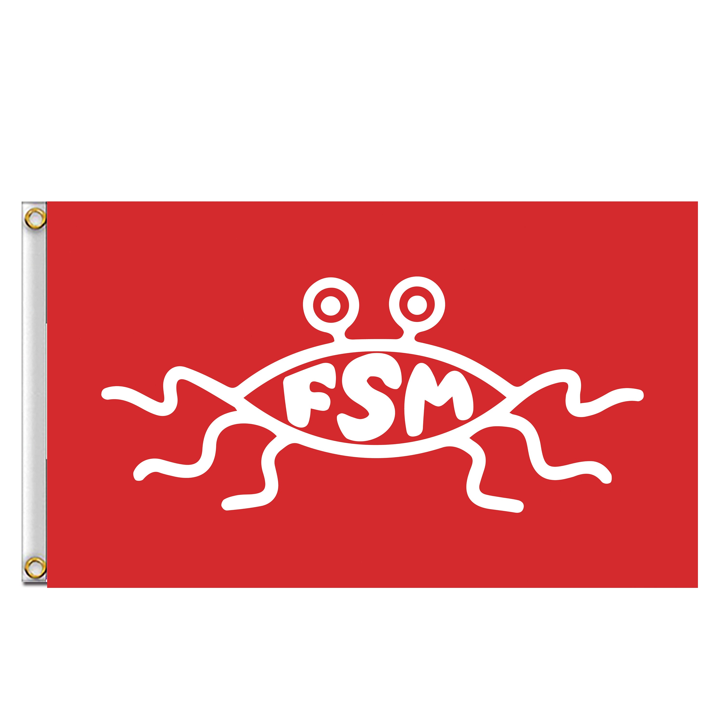 FSM Flying Spaghetti Monster Flag Any Size 3x5ft Banner 100D - Etsy UK
