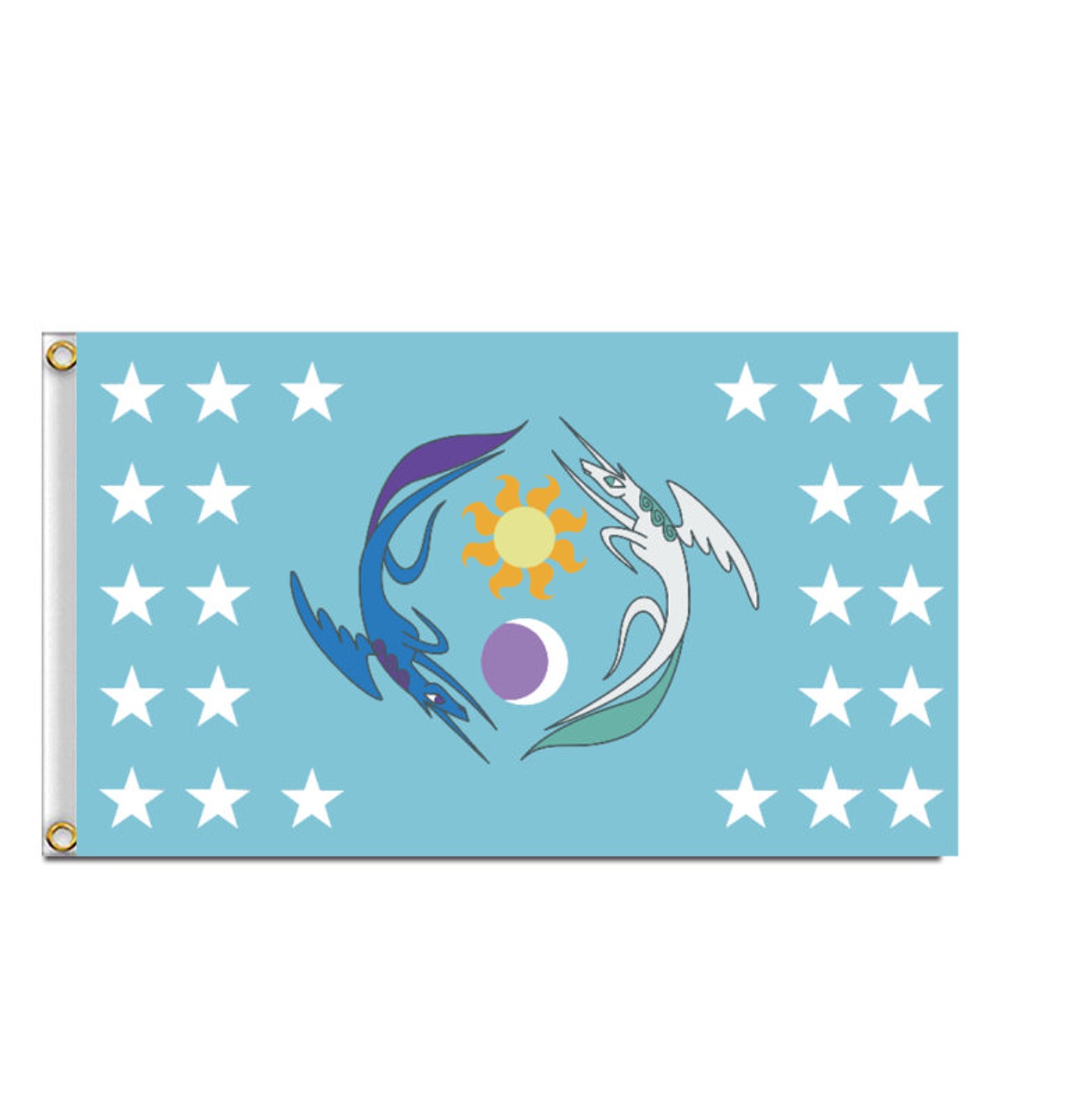 Equestria Flag: Fictional Nation Banner, Wall Tapestry - Etsy
