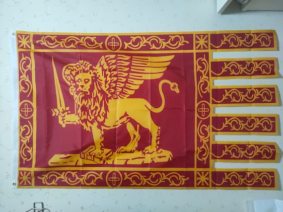 Flag Venice Italy Venice, Flag Of The City And Municipality, Veneto,