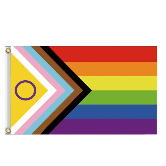 Intersex Inclusive Pansexual Pride Flag Pirate Flag of Jack - Etsy