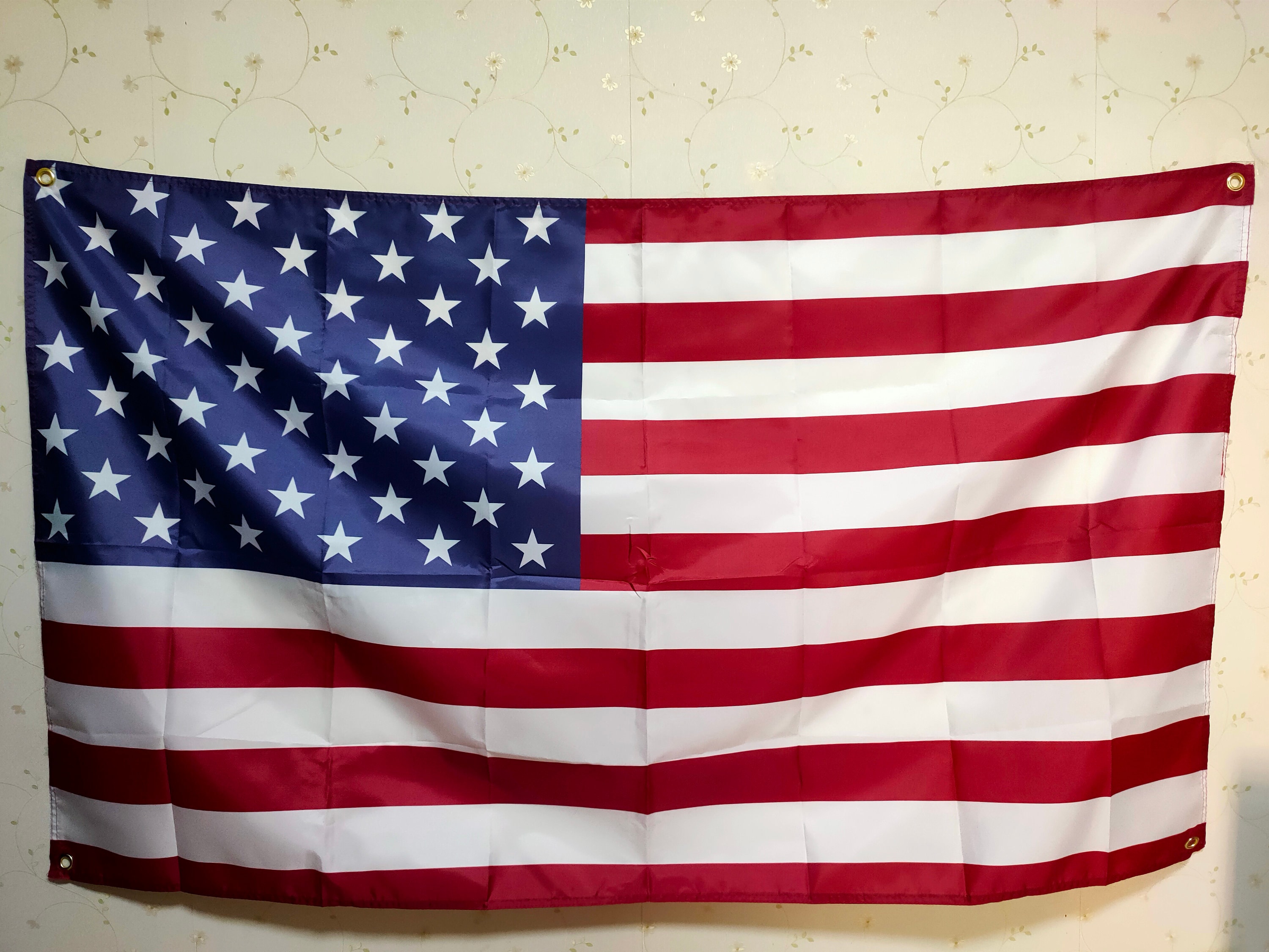 American Flag Custom Any Size USA US National Flag Tapestry 100D ...