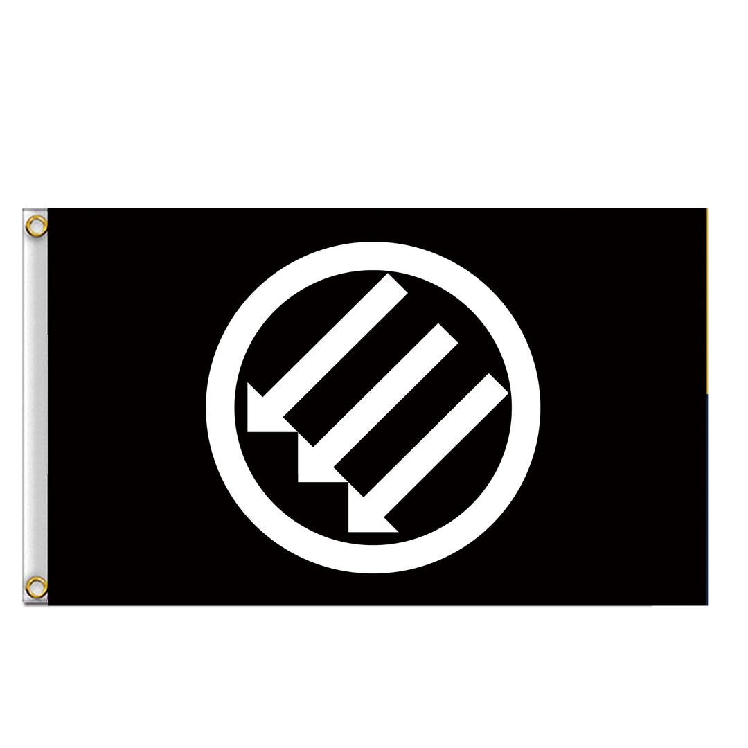 Three Arrows Anti Fascist Flag Banner: Indoor/outdoor Tapestry - Etsy