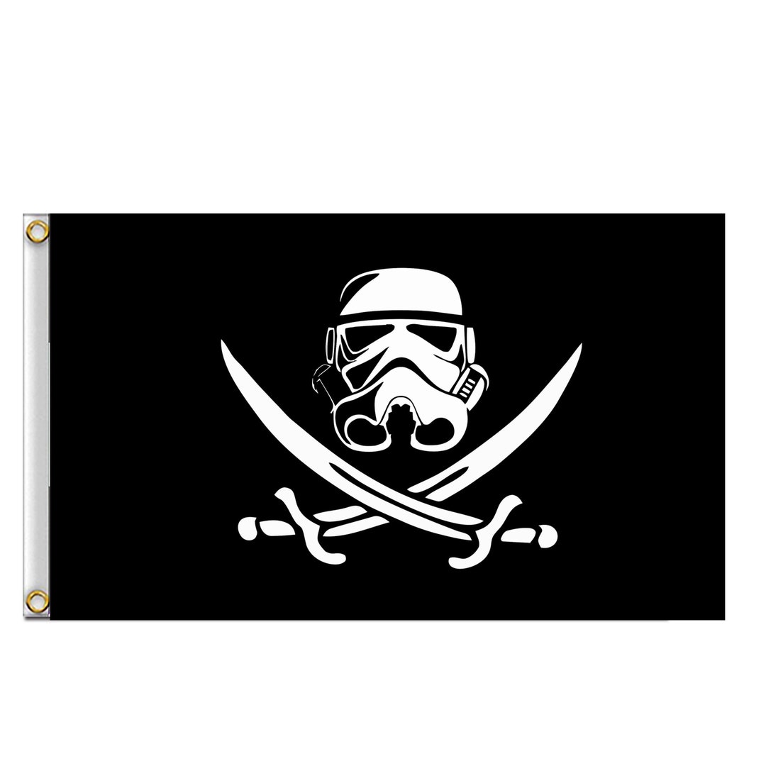 501st Legion Clone Troopers Skull Flag Banner: Indoor Outdoor Decor - Etsy