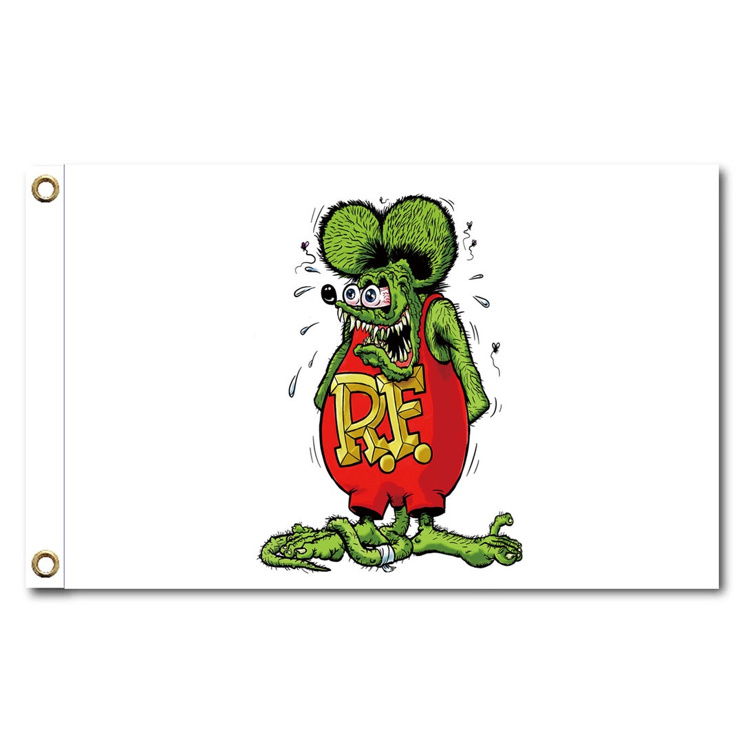 Rat Fink Flag Custom Any Size 3x5ft Wall Decoration Tapestry Banner - Etsy