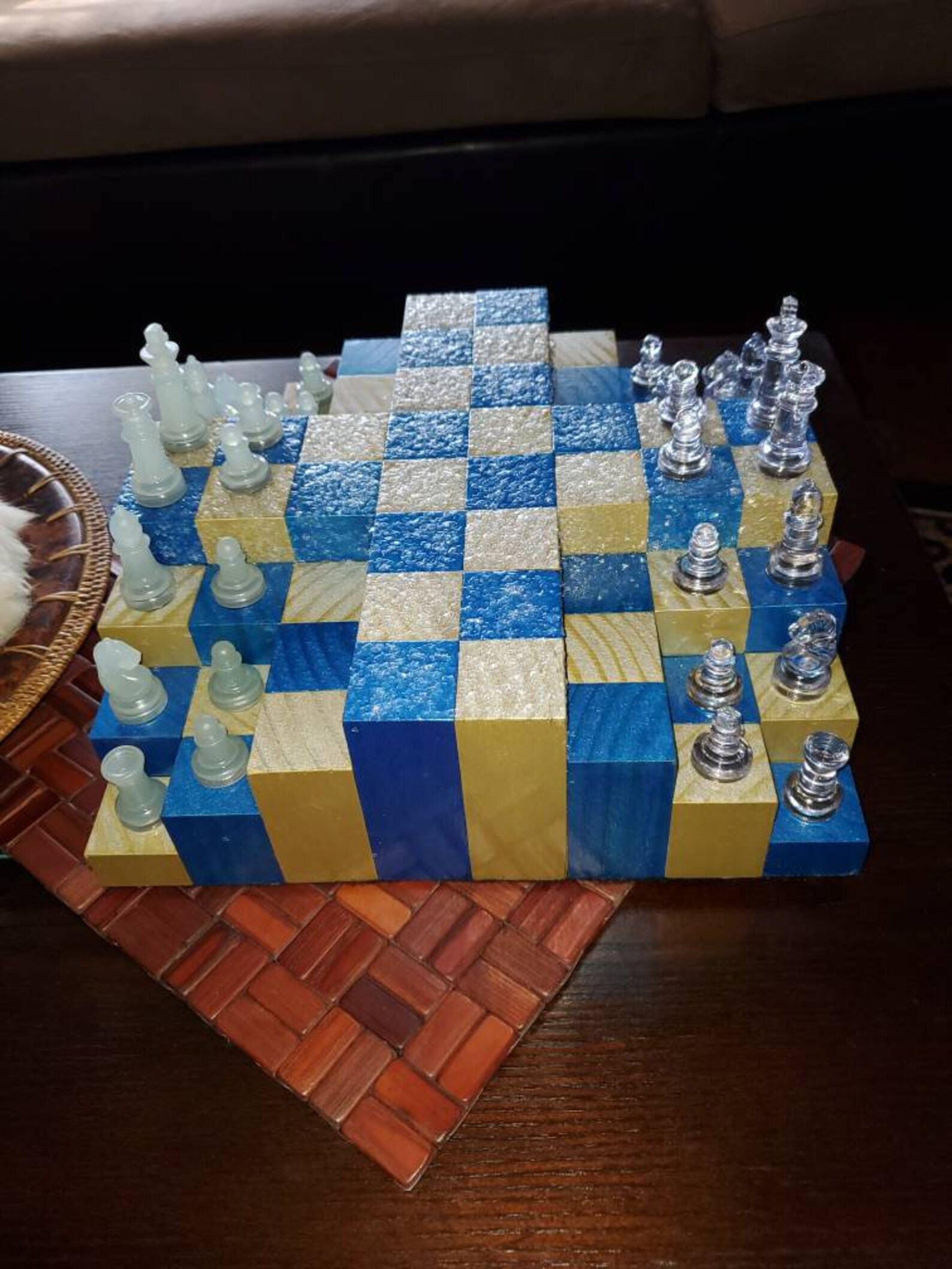 Chess Board, 2-player, 3-D - Etsy