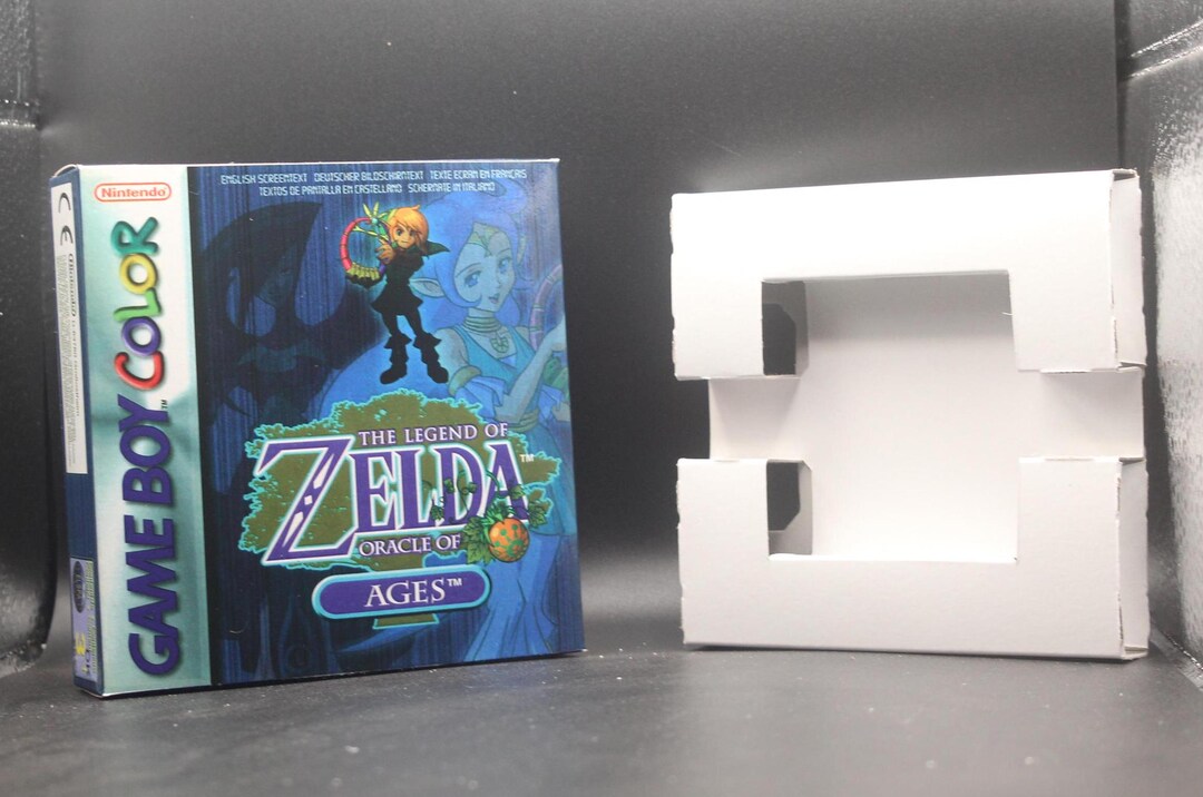 Zelda Oracle of Ages - Game Boy Color Nintendo (choose Language) - Etsy