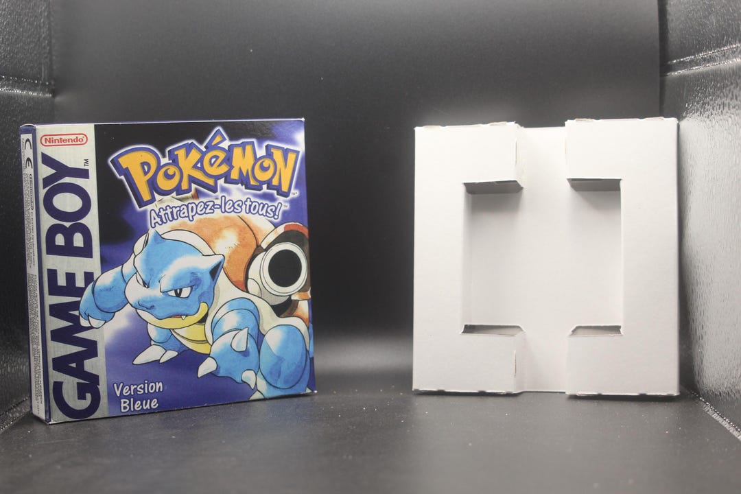 Pokemon Blue Box - Game Boy Nintendo (choose Language) - Etsy