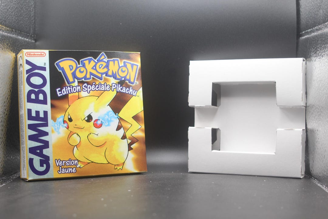 Pokemon Yellow Box - Game Boy Nintendo (choose Language) - Etsy