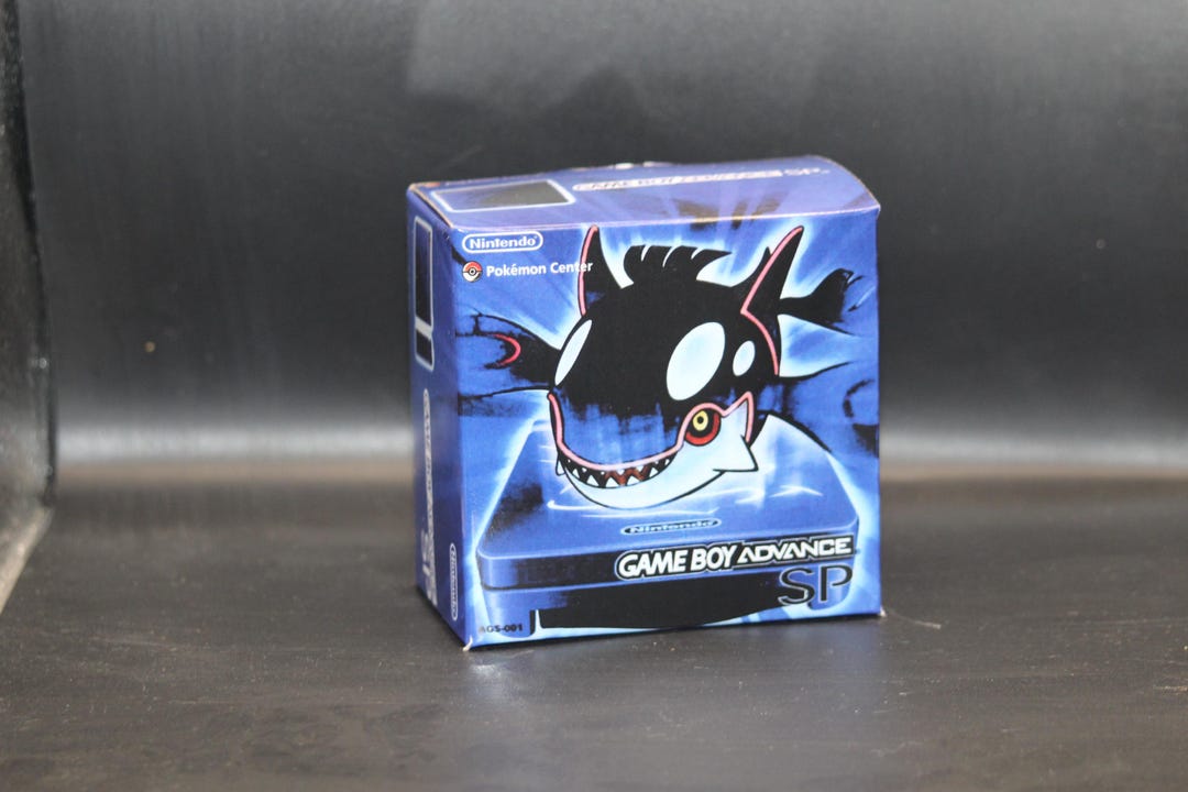 Game Boy Advance SP (kyogre Version) Box - Etsy