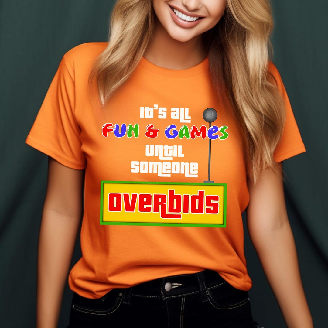 Price is Right Shirt for Overbid, Super Fan Retro TV Game Show Shirt ...