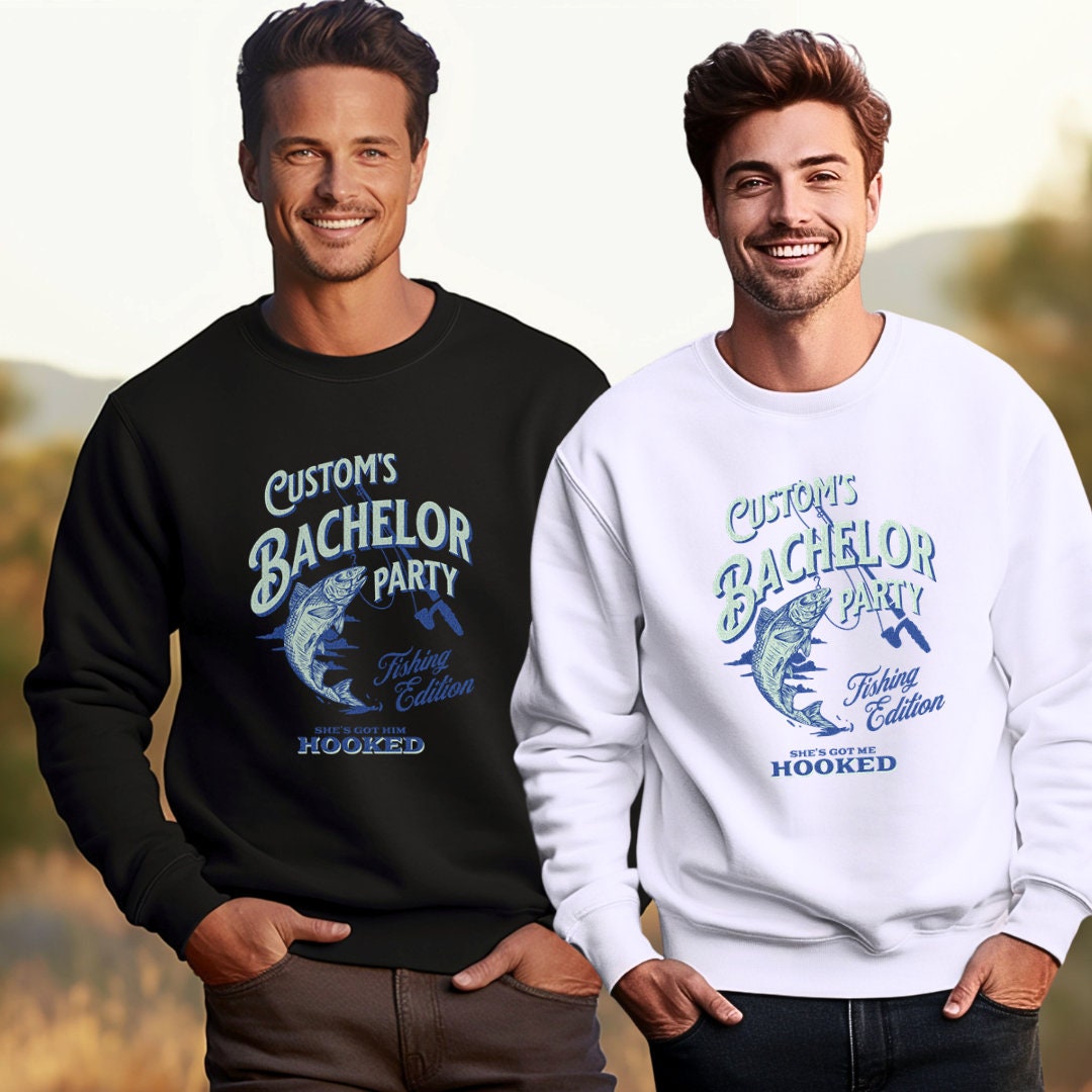 Custom Bachelor Party Outfits, Personalized Bachelor Party Fishing ...