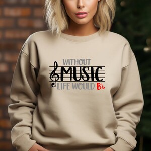 Music Symbols Sweatshirt for Music Teacher Gift, Music Festival Outfit ...