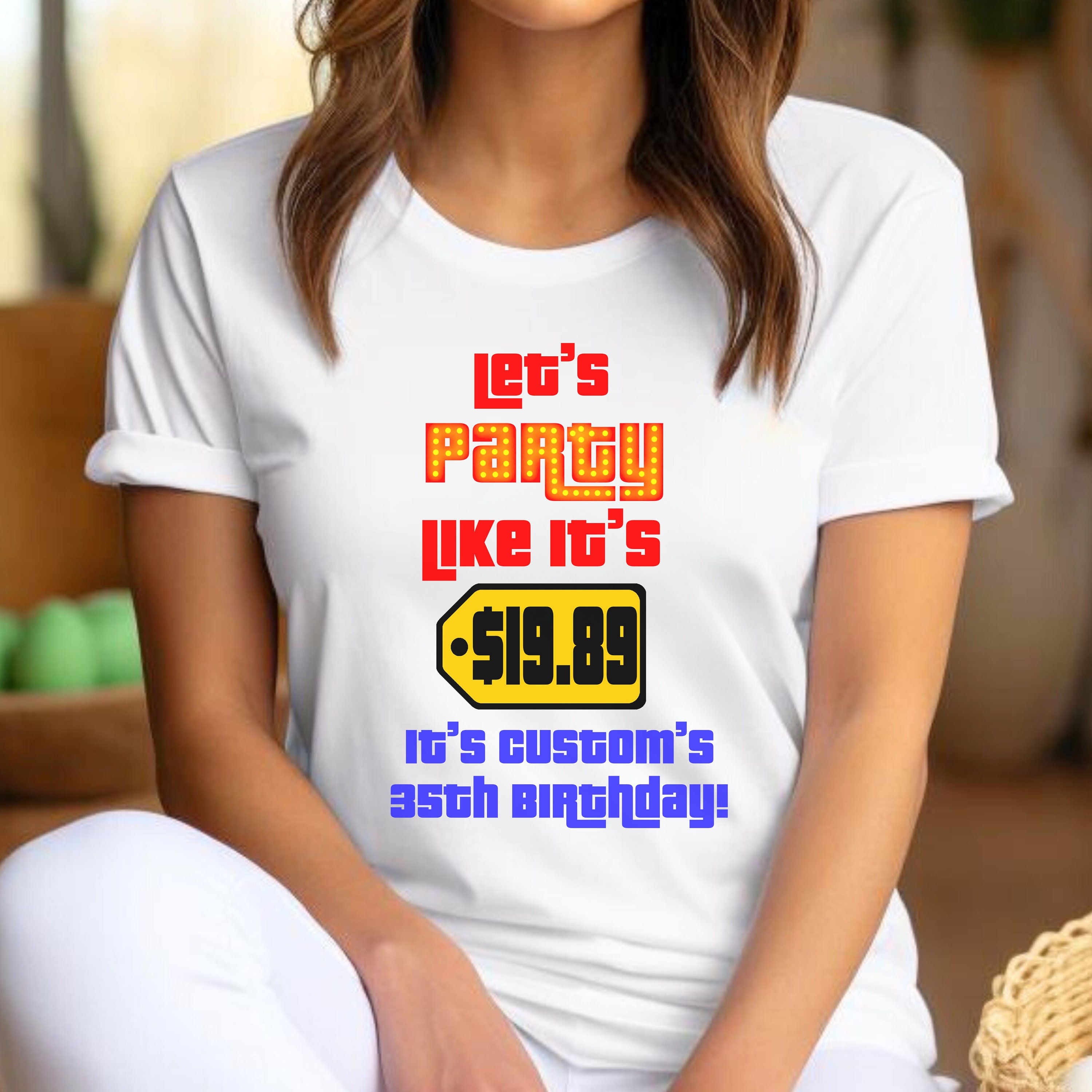 Custom Price is Right Shirt for Birthday, Personalized Pick Me Game ...