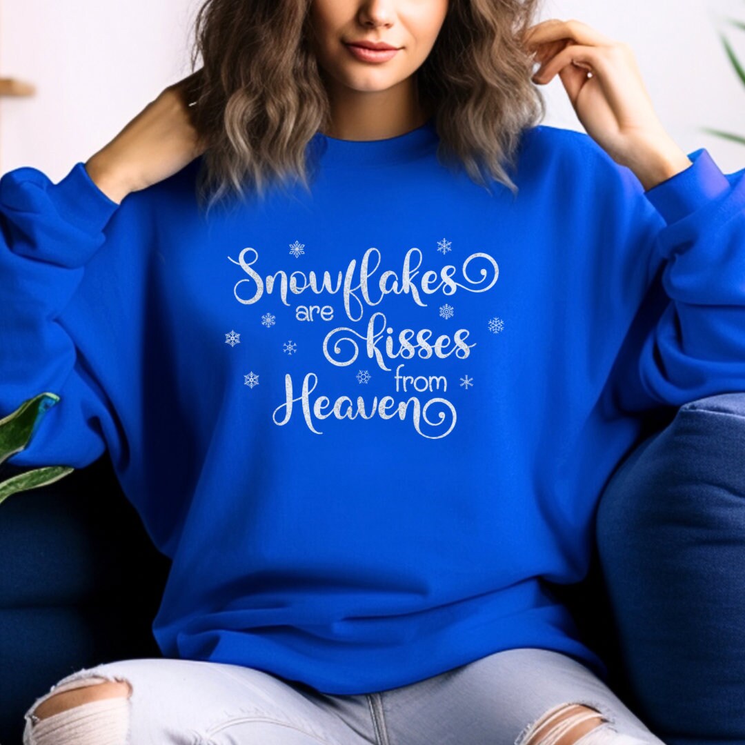 Loss of Mother Loss of Father Snowflake Sweatshirt, Heavenly Memories ...
