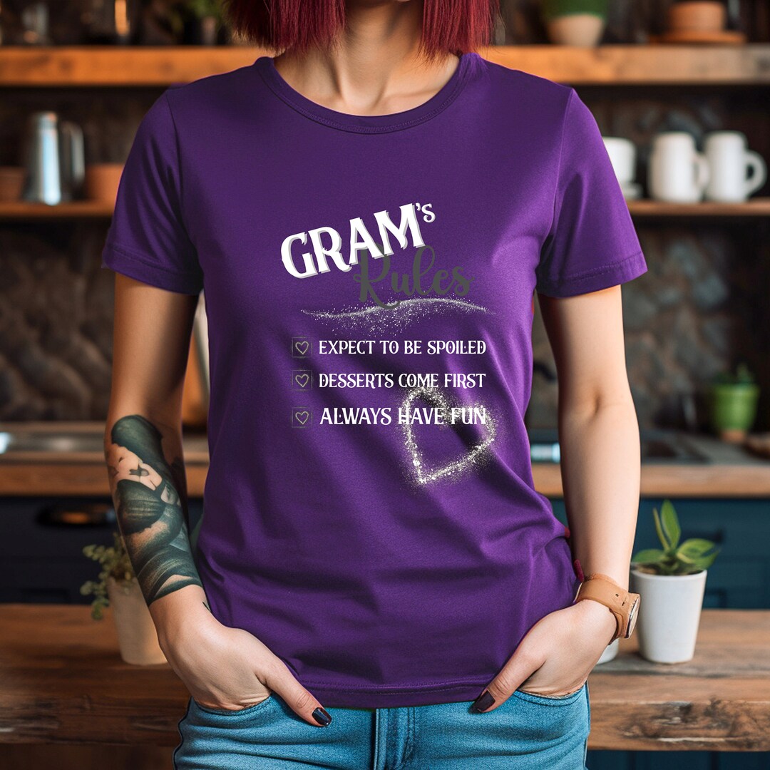 Grams Rules, Gift for Grams, Grams Gift, Grams Rules, Family Reunion ...
