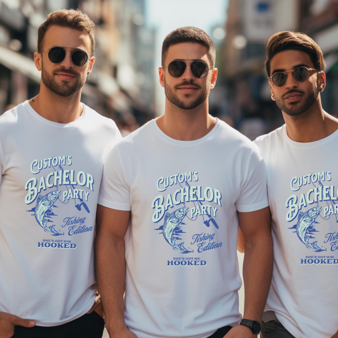 Custom Bachelor Party Outfits, Personalized Bachelor Party Fishing ...