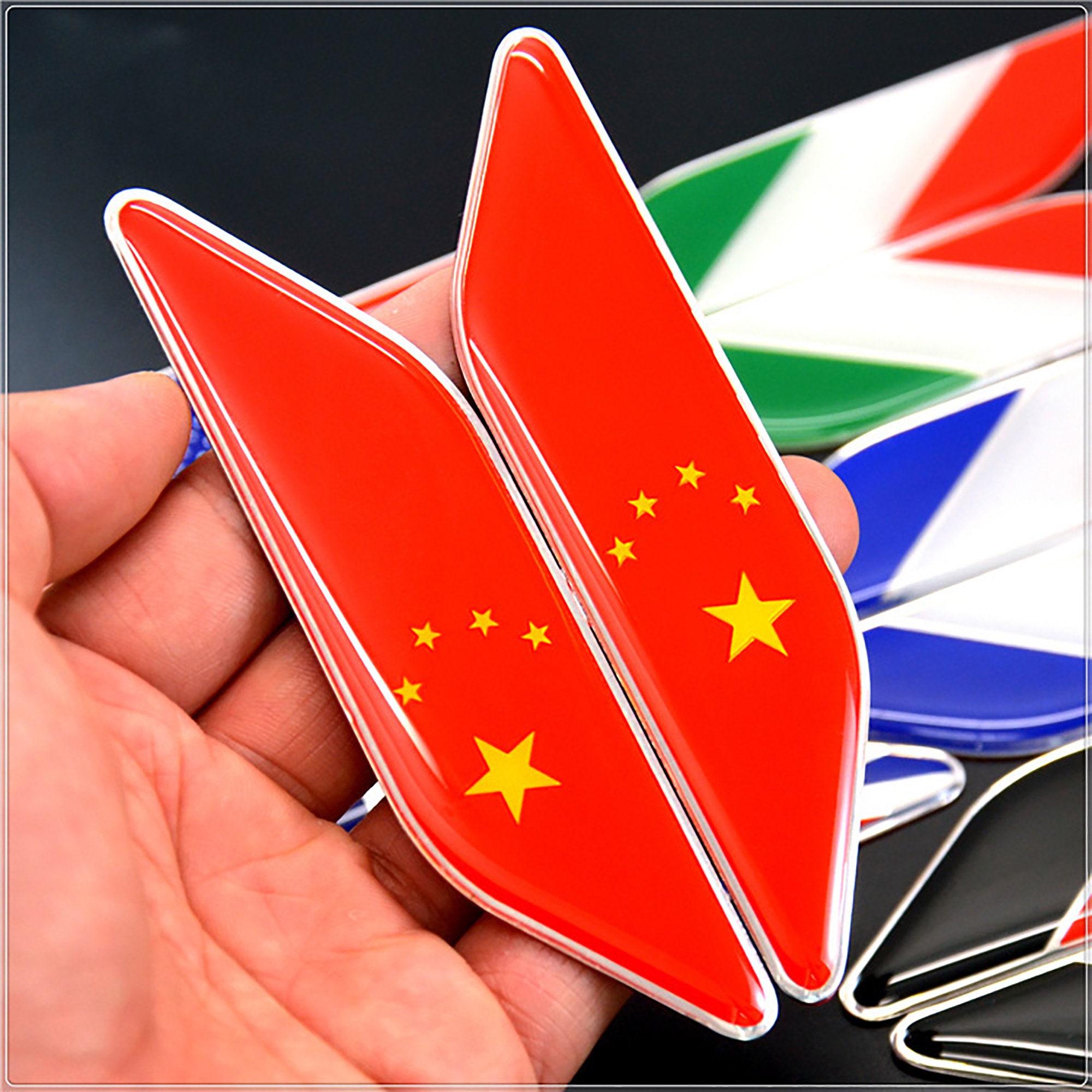 Country Flag car stickerBritish Flag Metal Car Stickers | Etsy