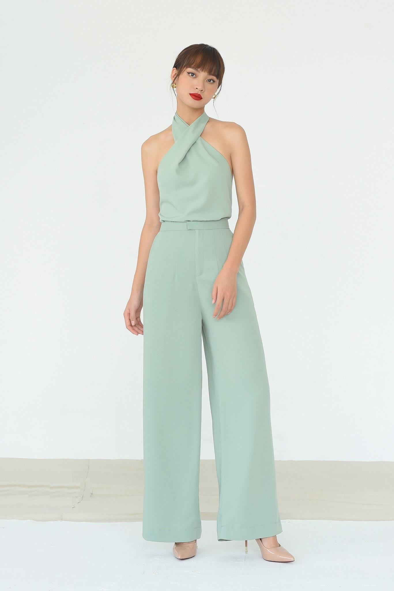 Halter Neck Women Top Open Back Top | Etsy