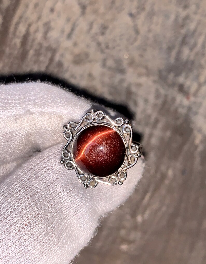 Honey Brown Linde Star Sapphire Rings in 925 Solid Sterling Silver Ring ...