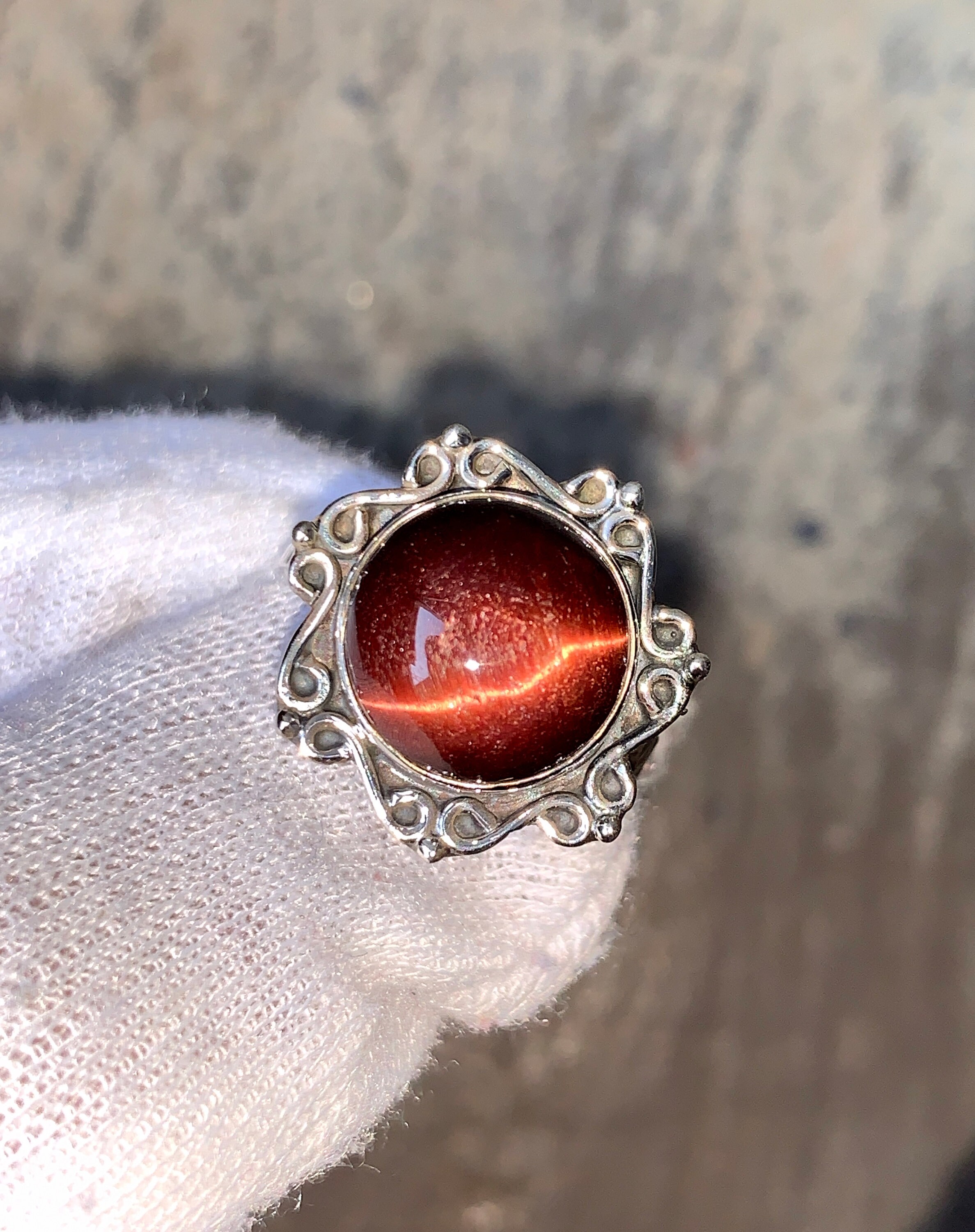 Honey Brown Linde Star Sapphire Rings in 925 Solid Sterling Silver Ring ...