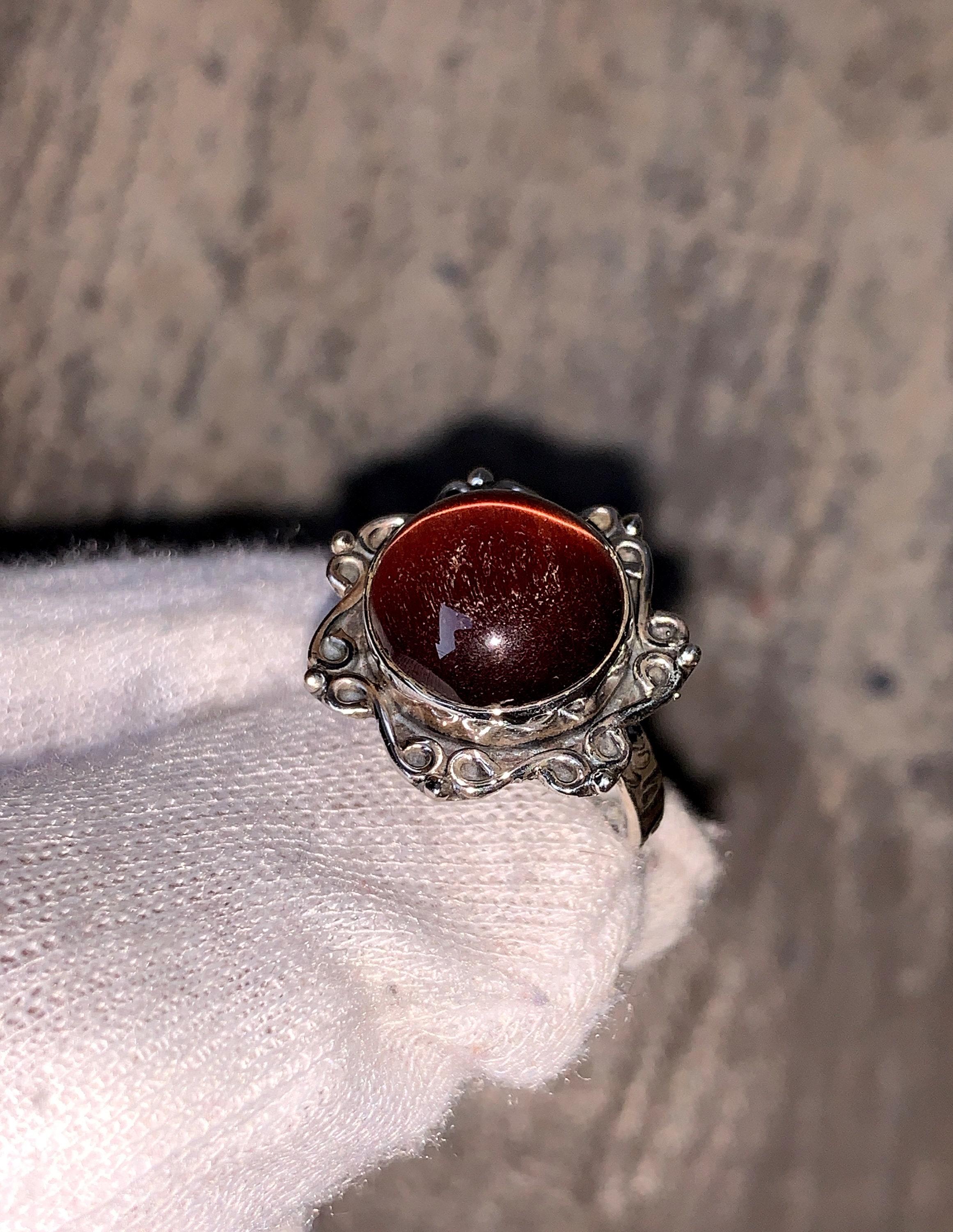 Honey Brown Linde Star Sapphire Rings in 925 Solid Sterling Silver Ring ...